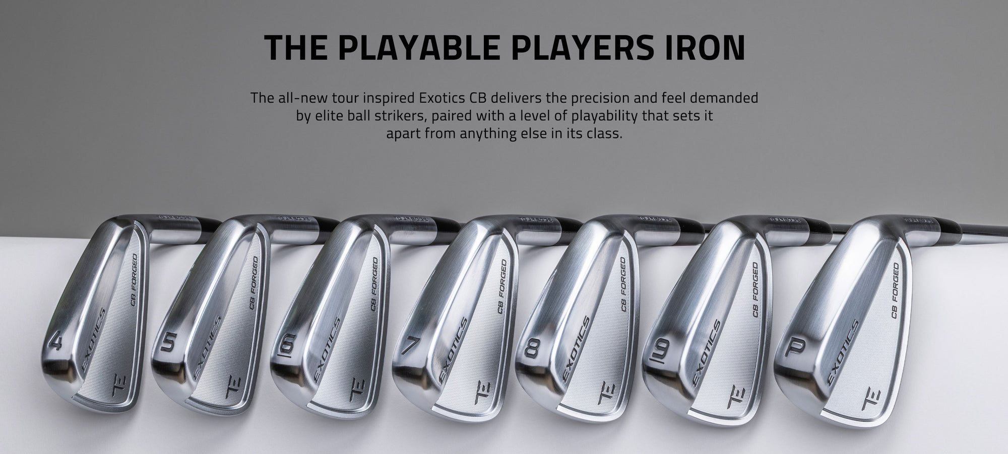 Exotics CB Irons – Tour Edge